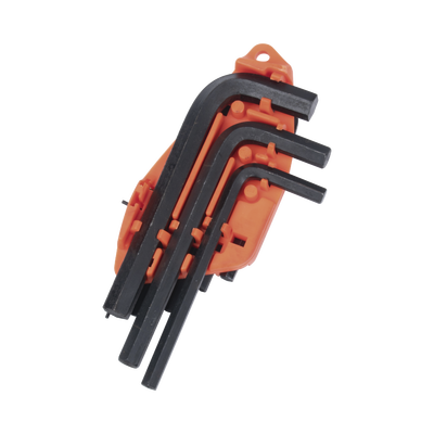 Juego de 10 Llaves Hexagonales (Allen) Milimétricas con Portallaves Pl ...